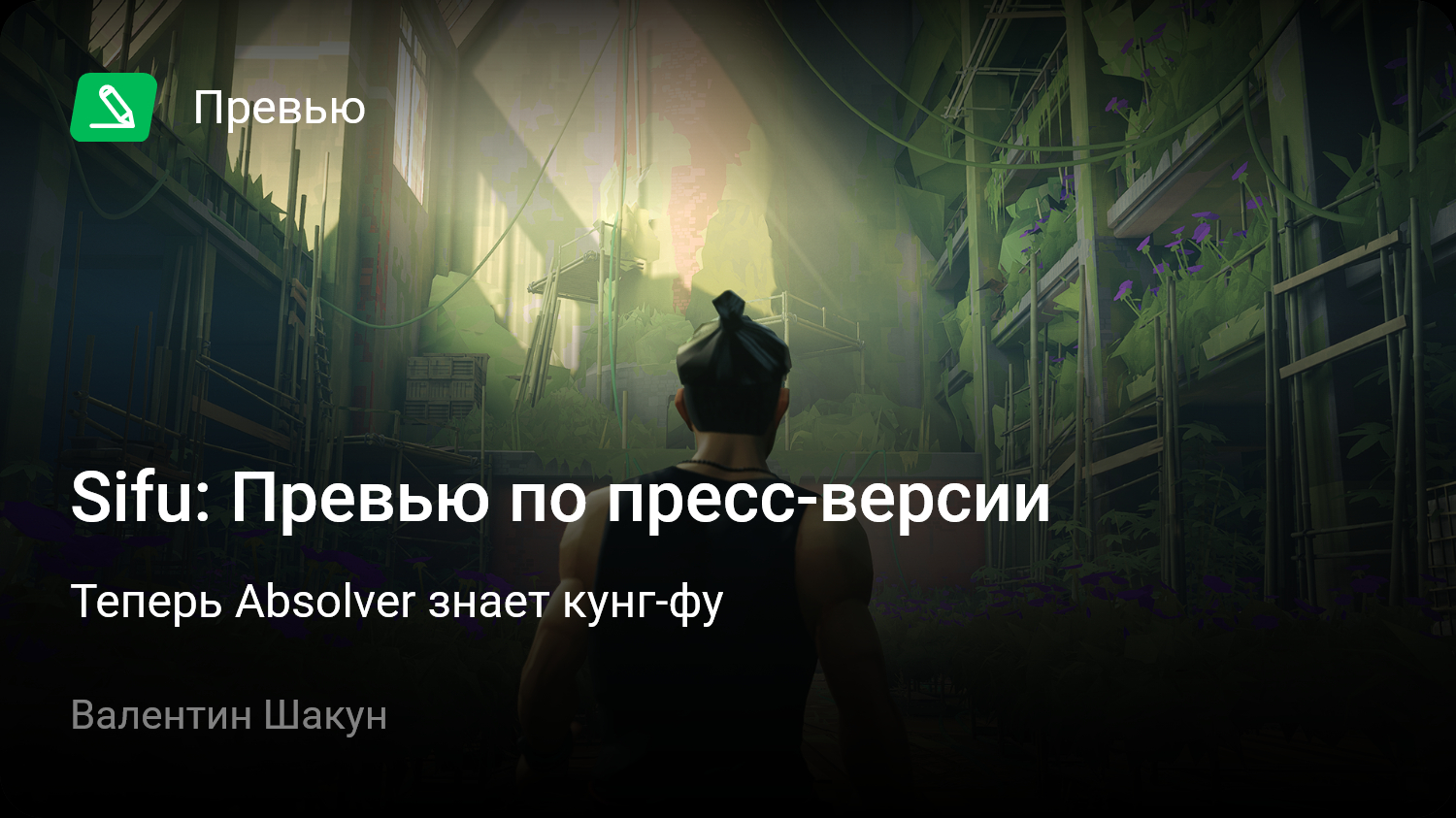 Sifu: Превью по пресс-версии | Теперь Absolver знает кунг-фу | StopGame