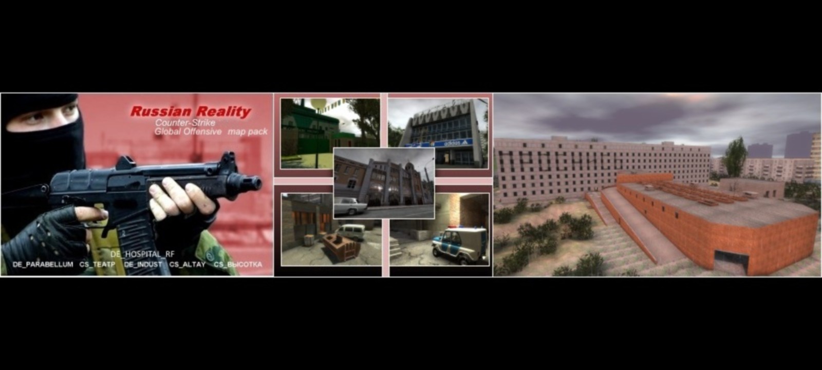 Russian Reality Counter-Strike: Global Offensive map pack | StopGame
