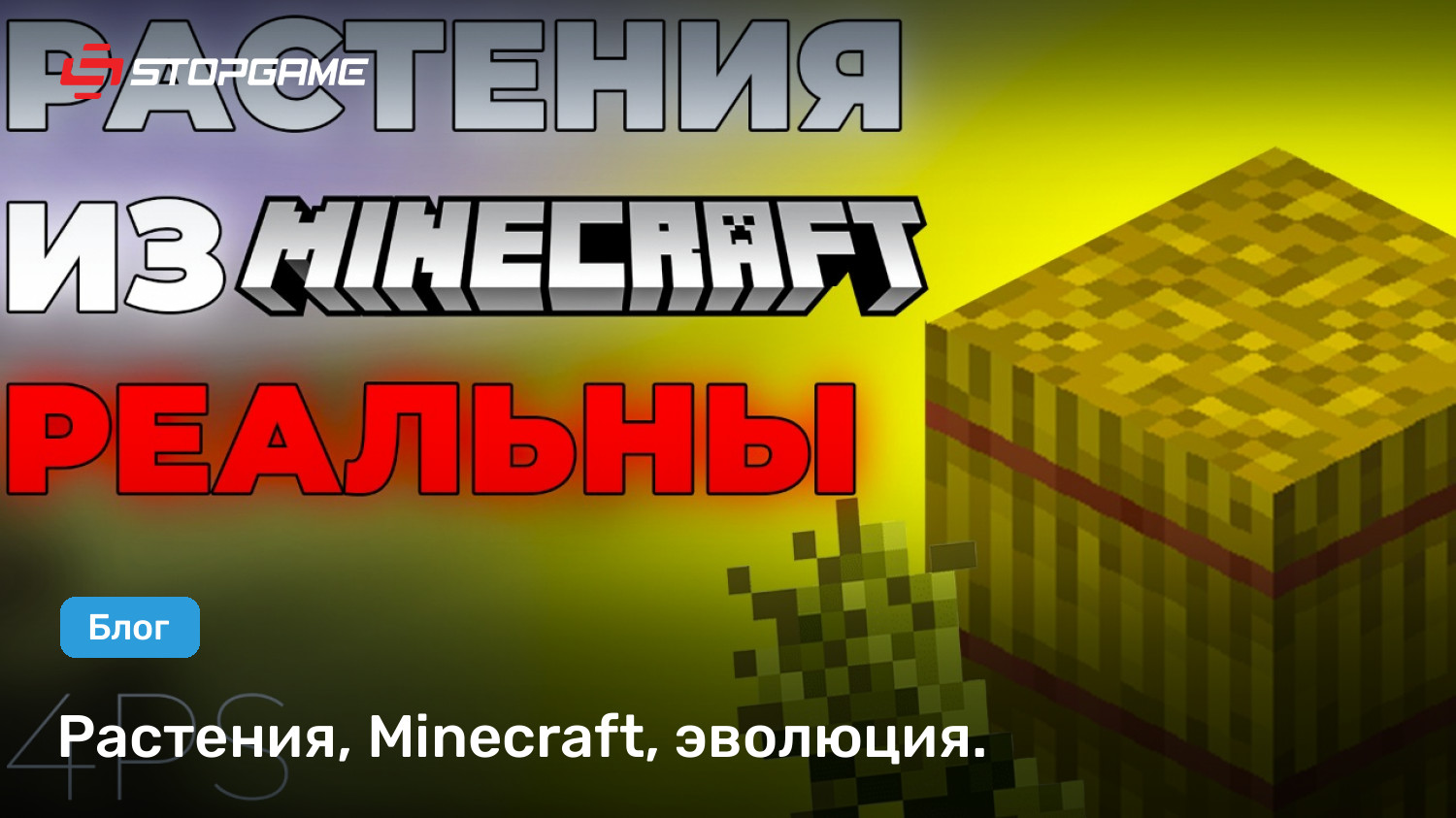 Растения, Minecraft, эволюция. | StopGame