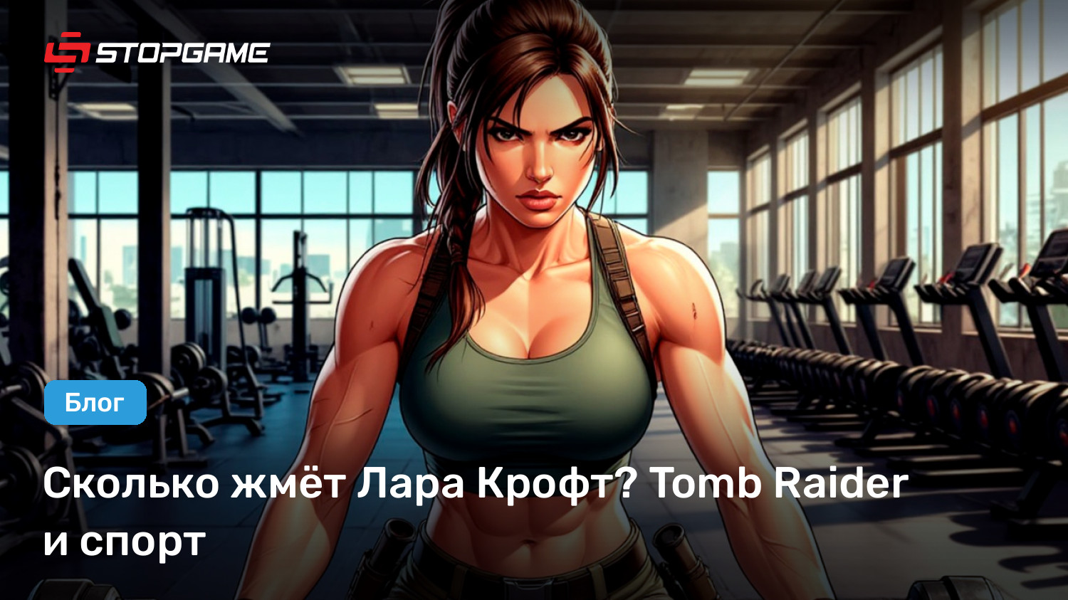 Сколько жмёт Лара Крофт? Tomb Raider и спорт | StopGame