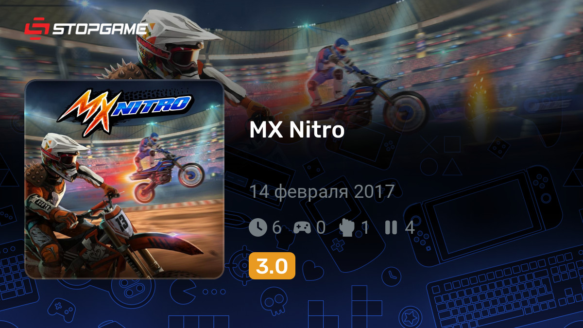 Подборки с игрой MX Nitro | StopGame