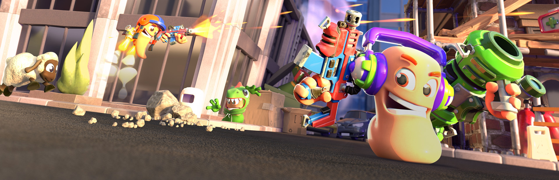 Worms Rumble — обзоры и отзывы, описание, дата выхода, официальный сайт игры, системные ...