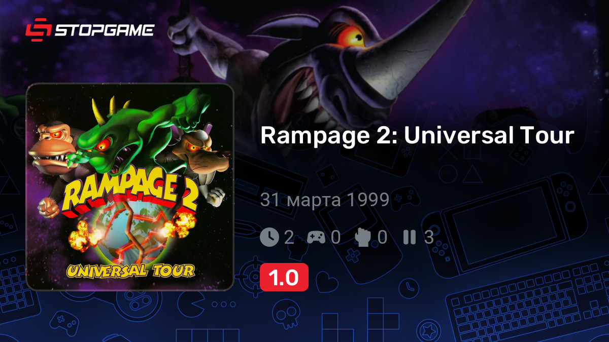 Игры похожие на Rampage 2: Universal Tour | StopGame