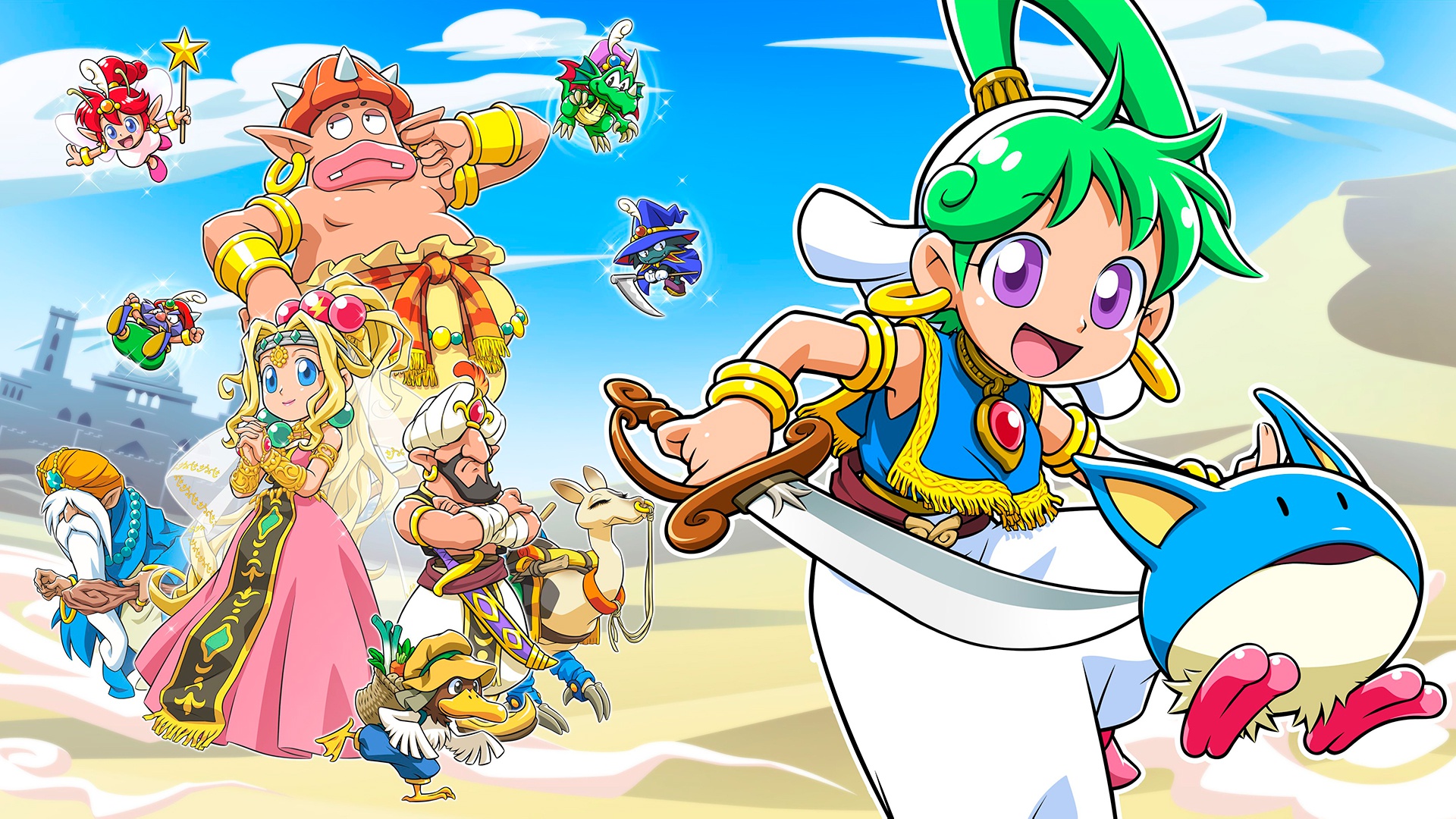Анонс Asha in Monster World — продолжения платформеров Wonder Boy ...
