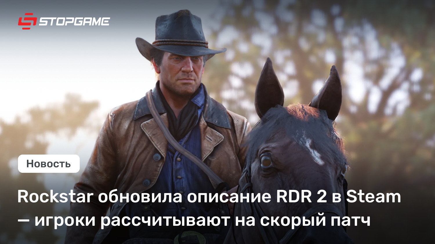 Rockstar обновила описание RDR 2 в Steam — игроки рассчитывают на ...