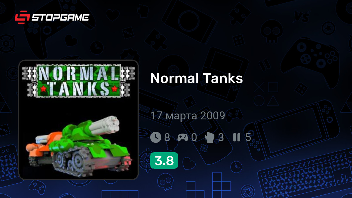 Normal Tanks — обзоры и отзывы, описание, дата выхода, официальный сайт ...