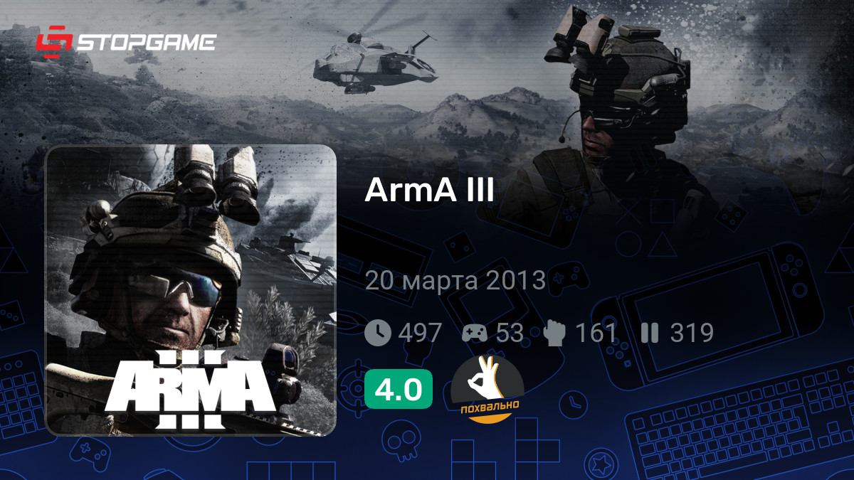 Пользовательские отзывы об игре ArmA III | StopGame