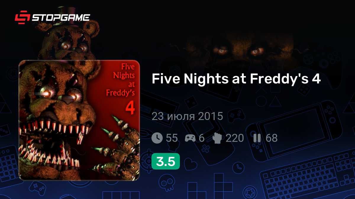 Видео Five Nights at Freddy's 4 - видео, трейлеры, видеообзоры, видеопревью, игровые ролики ...