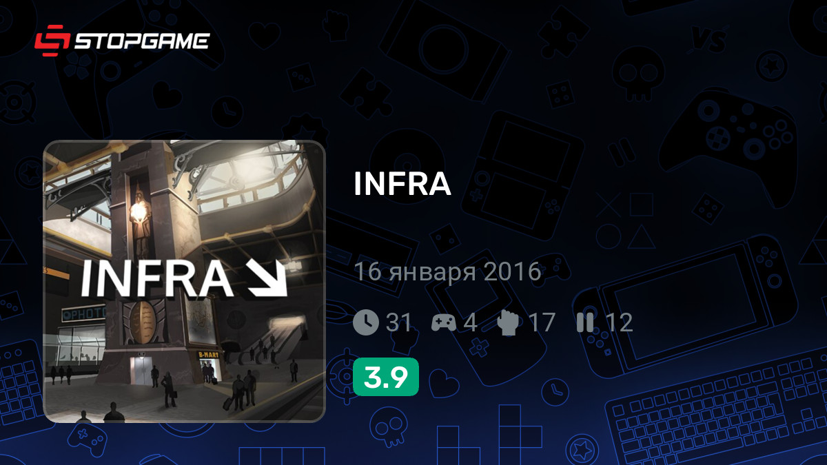 Подборки с игрой INFRA | StopGame