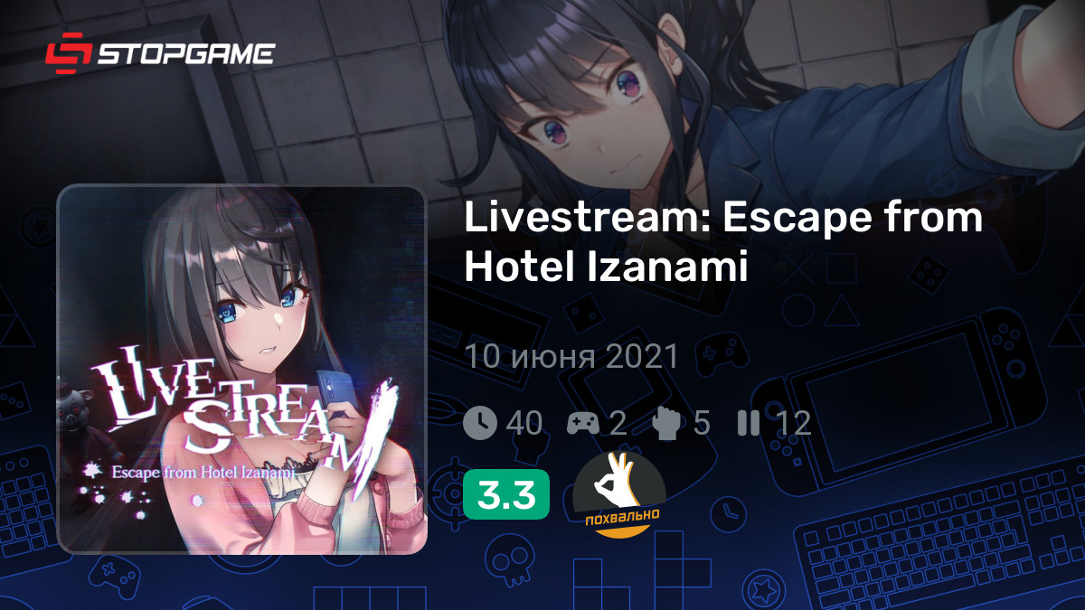 Подборки с игрой Livestream: Escape from Hotel Izanami | StopGame