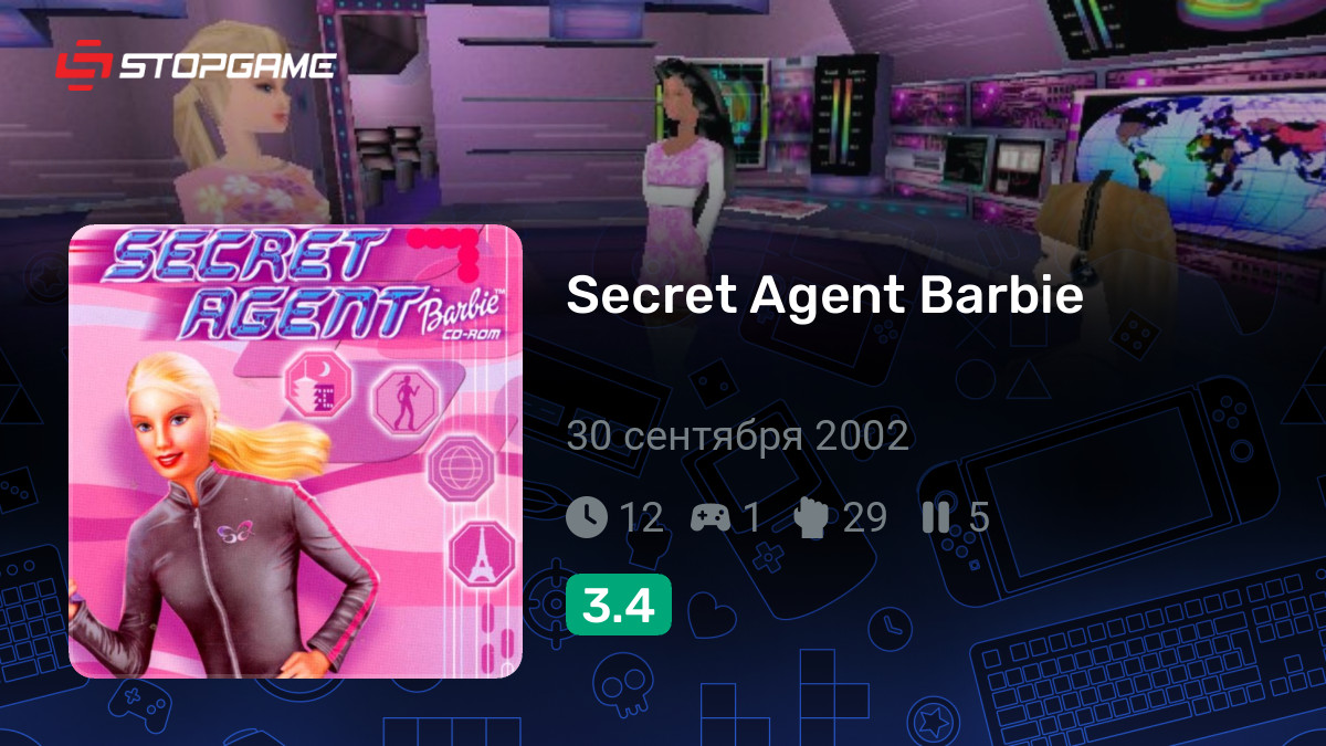 Подборки с игрой Secret Agent Barbie | StopGame