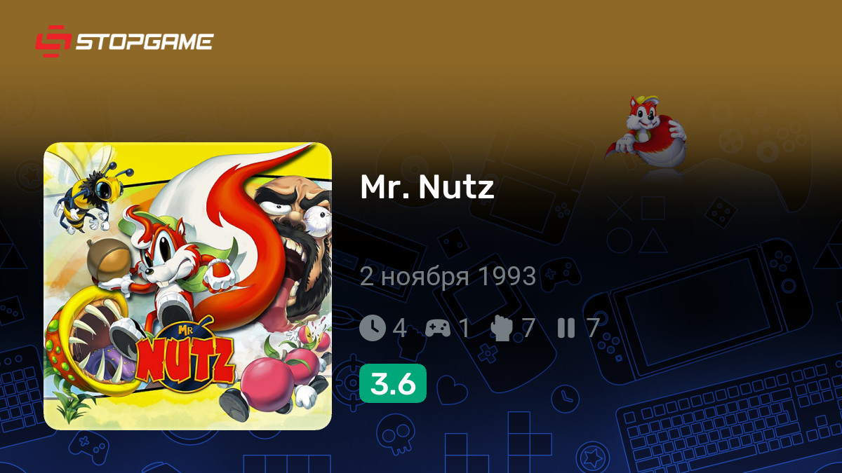 Mr. Nutz — обзоры и отзывы, описание, дата выхода, официальный сайт ...