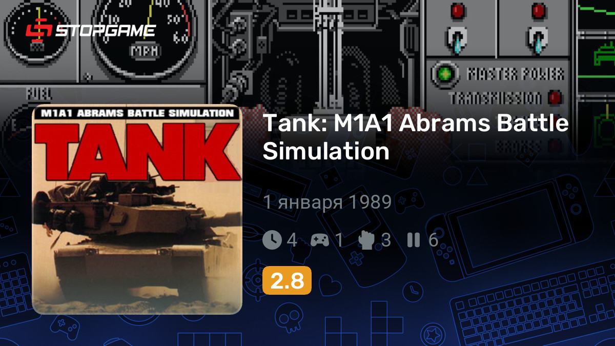 Tank: M1A1 Abrams Battle Simulation — обзоры и отзывы, описание, дата выхода, официальный сайт ...