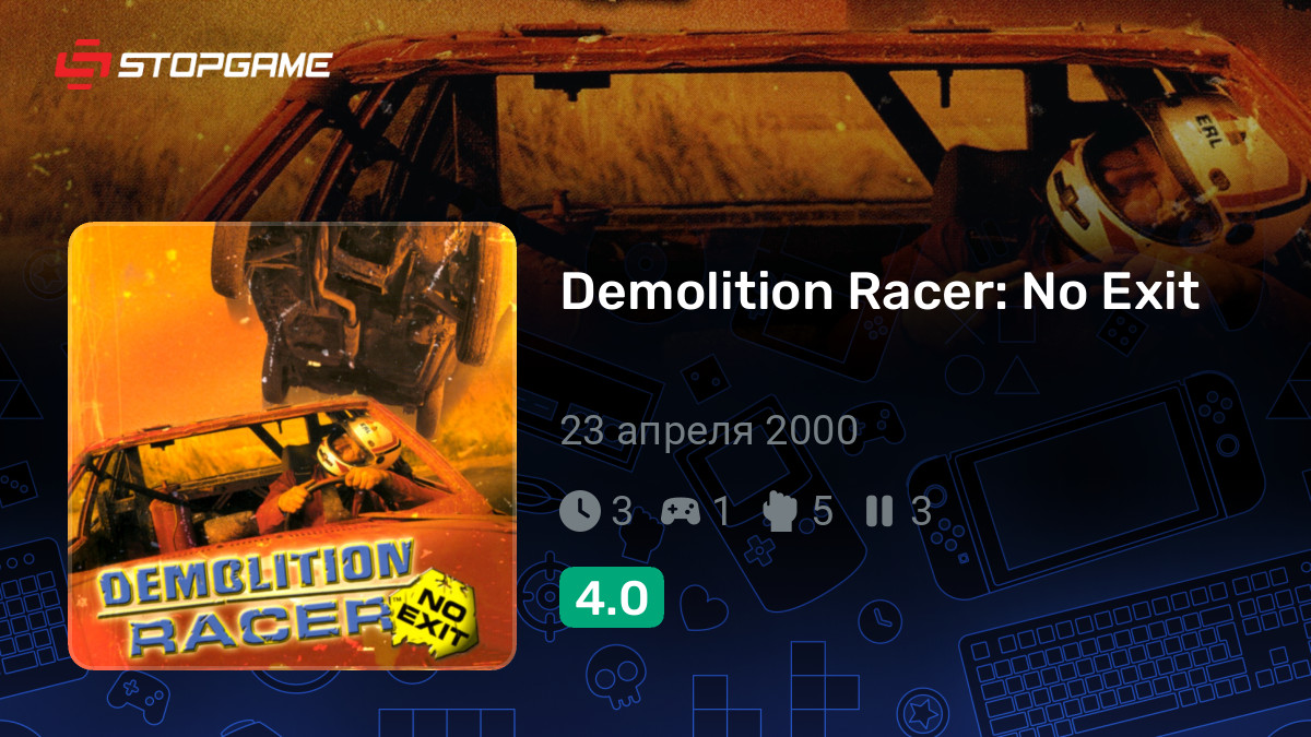 Demolition Racer: No Exit — обзоры и отзывы, описание, дата выхода ...