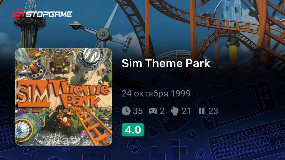 Sim Theme Park (Theme Park World) — обзоры и отзывы, описание, дата ...