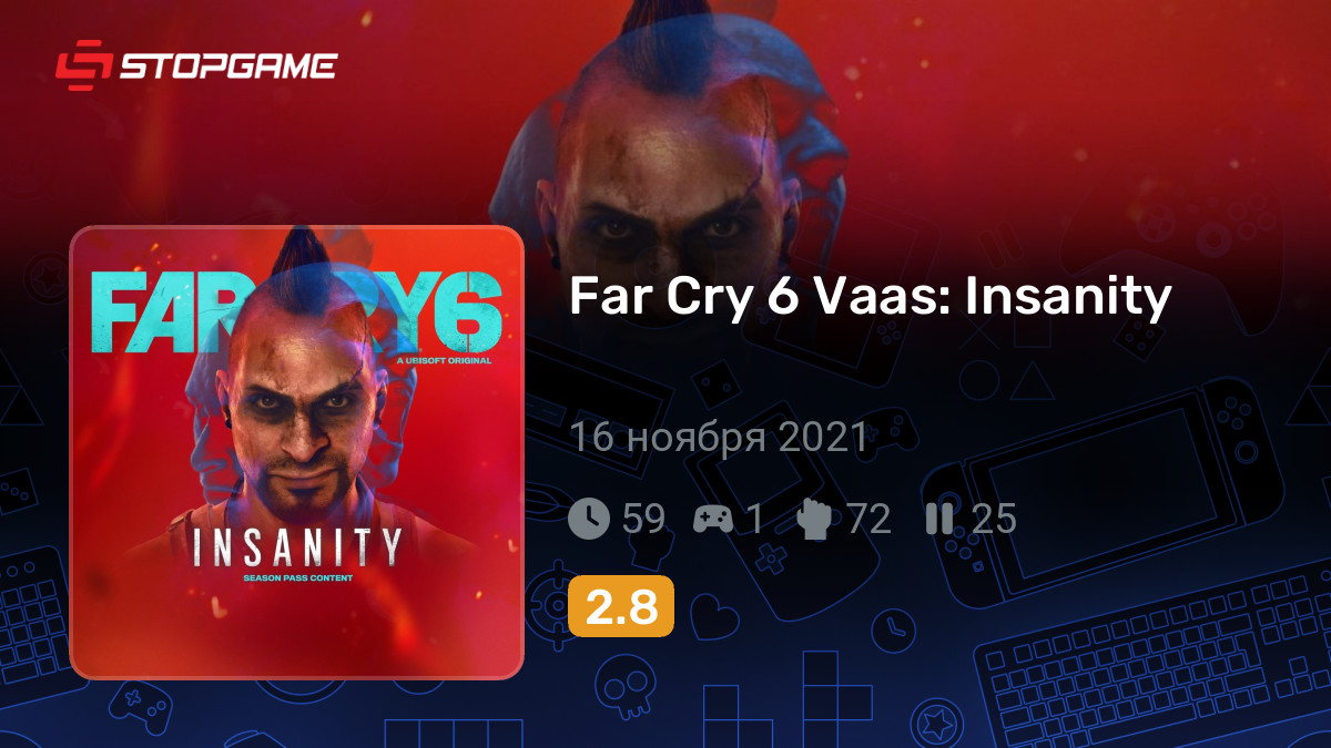 Скриншоты игры Far Cry 6 Vaas: Insanity — галерея, снимки экрана | StopGame