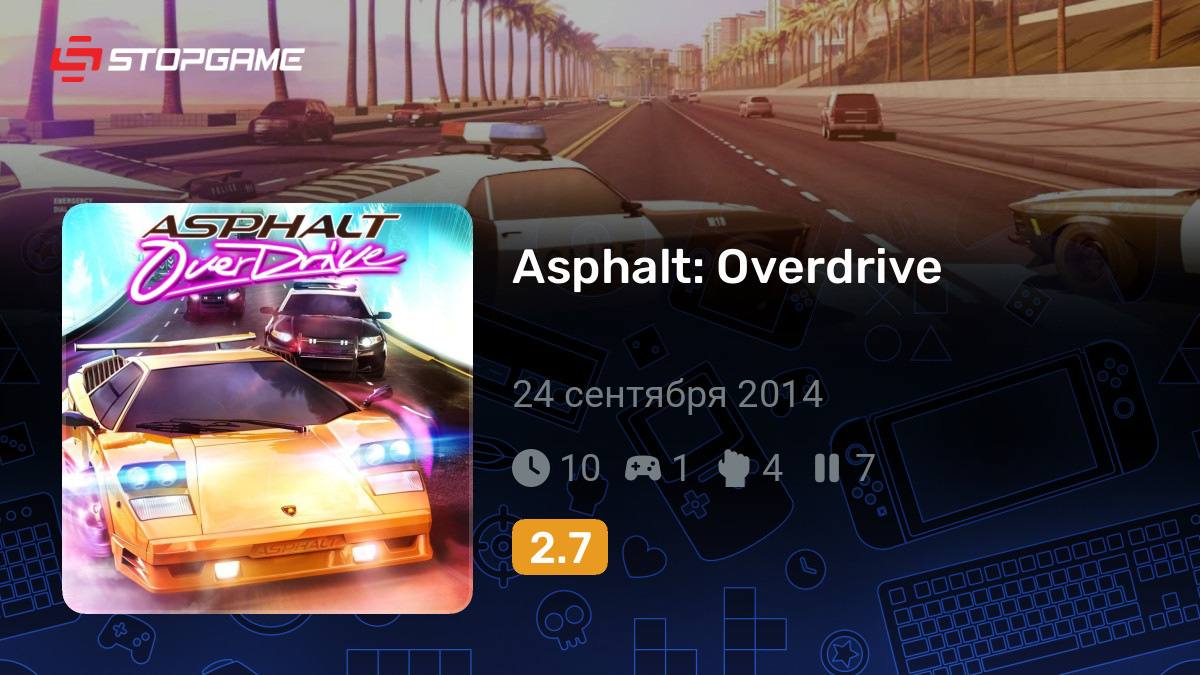 Asphalt: Overdrive (Asphalt: Погоня) — обзоры и отзывы, описание, дата ...
