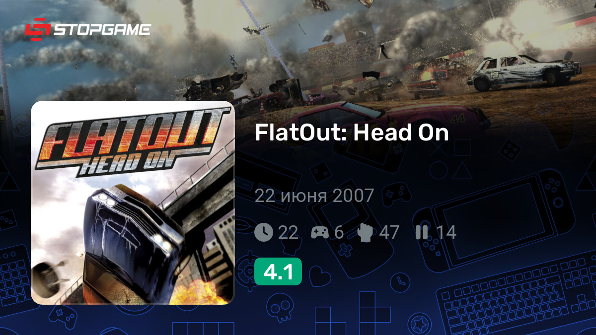 FlatOut: Head On — обзоры и отзывы, описание, дата выхода, официальный сайт игры, системные ...