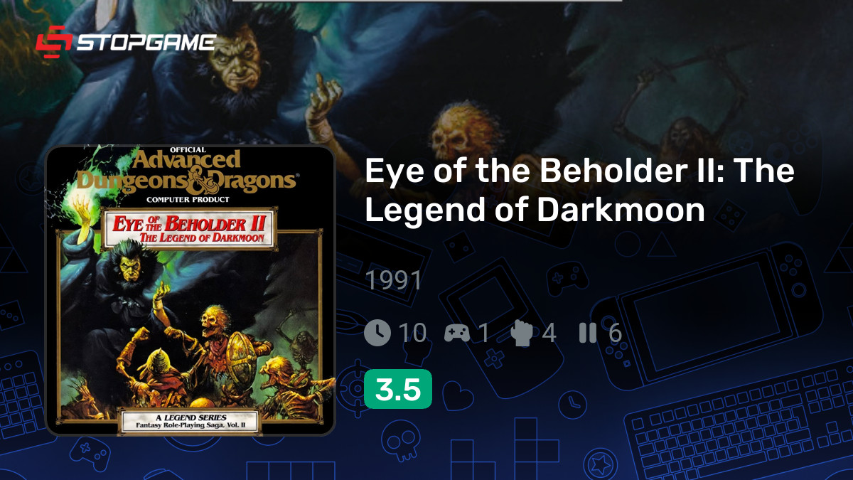 Eye of the Beholder II: The Legend of Darkmoon (Eye of the Beholder 2: The Legend of Darkmoon ...