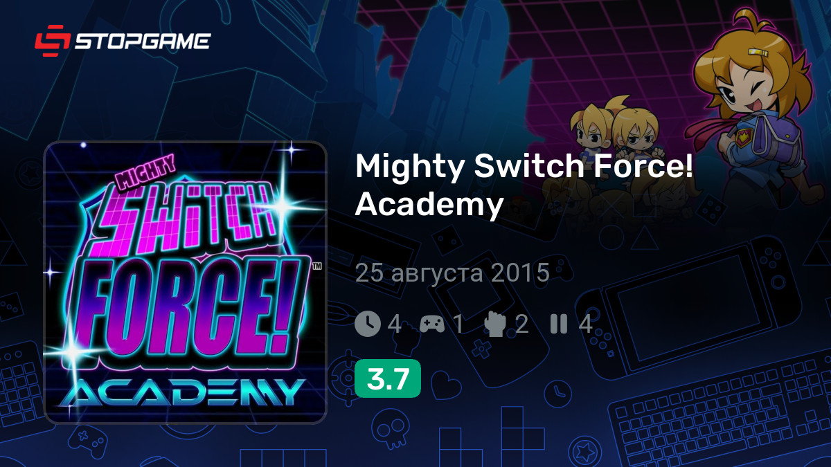 Mighty Switch Force! Academy — обзоры и отзывы, описание, дата выхода, официальный сайт игры ...