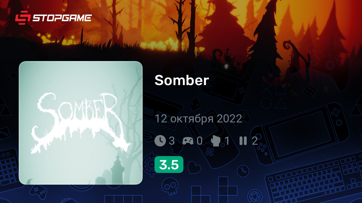 Somber — обзоры и отзывы, описание, дата выхода, официальный сайт игры ...