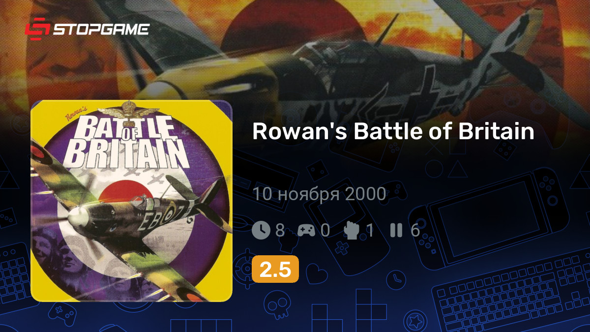 Rowan's Battle of Britain (Битва за Британию) — обзоры и отзывы ...