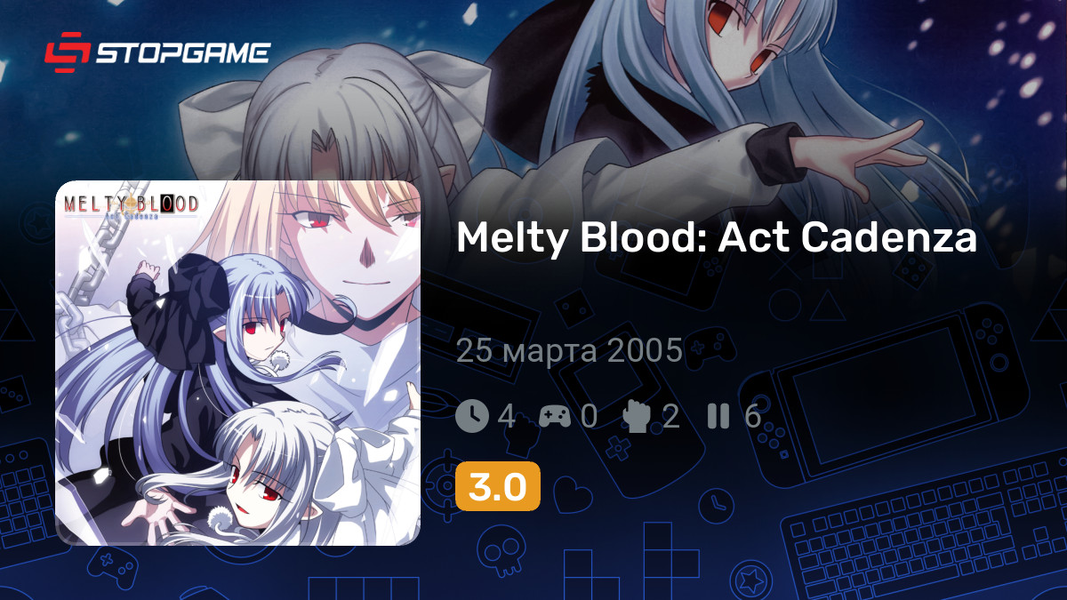 Melty Blood: Act Cadenza — обзоры и отзывы, описание, дата выхода ...