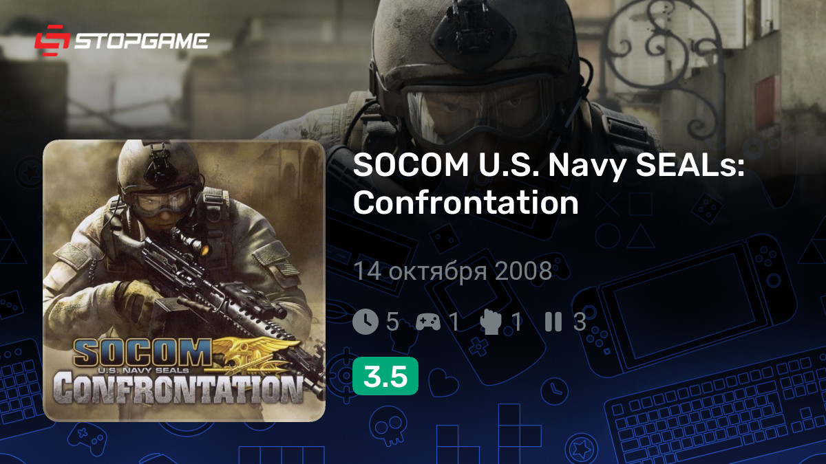 SOCOM U.S. Navy SEALs: Confrontation — обзоры и отзывы, описание, дата ...