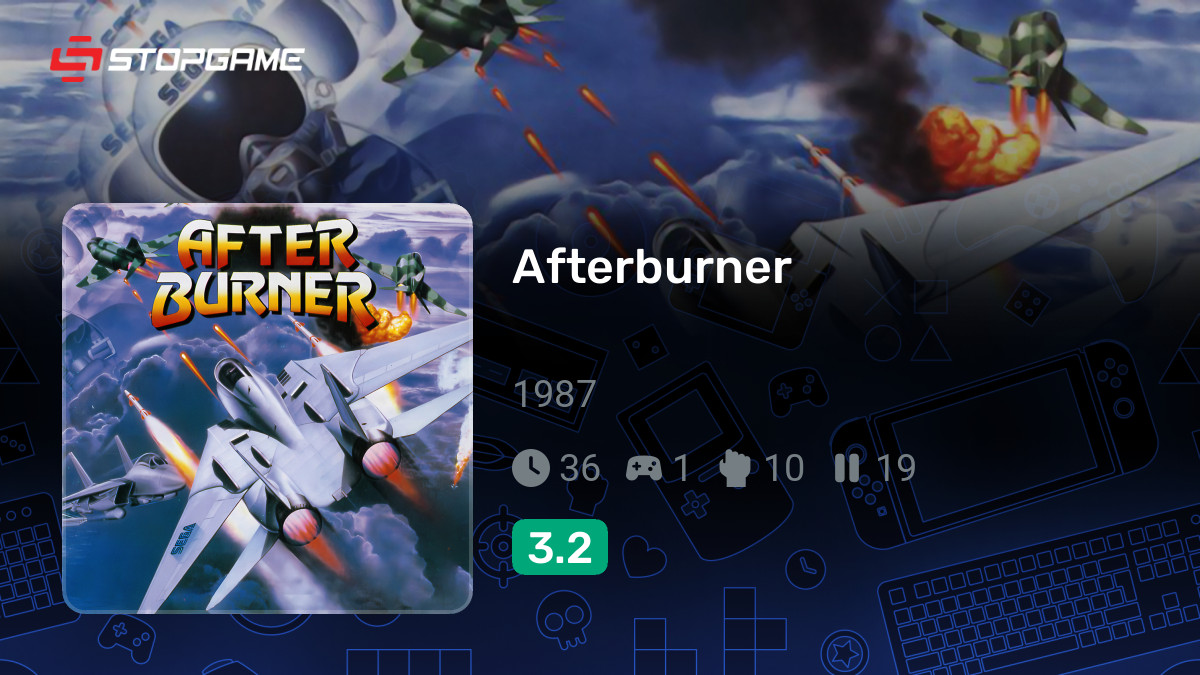 Подборки с игрой Afterburner | StopGame