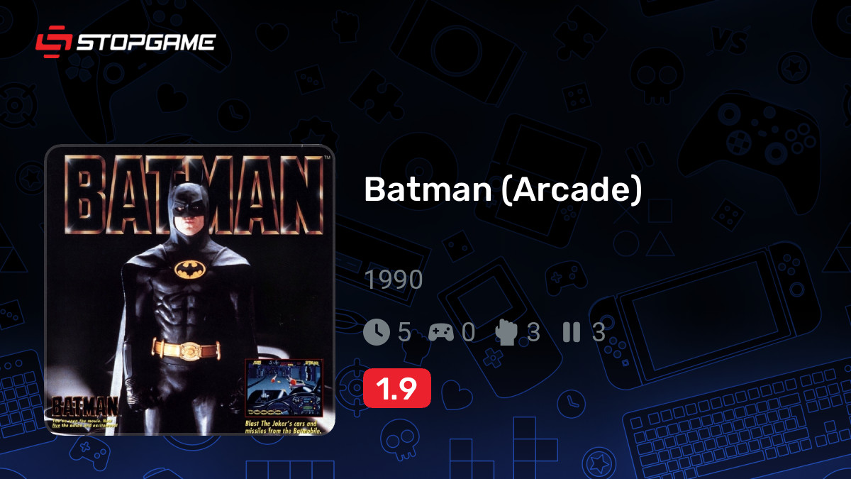 Batman (Arcade) — обзоры и отзывы, описание, дата выхода, официальный ...