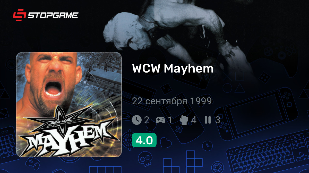 WCW Mayhem — обзоры и отзывы, описание, дата выхода, официальный сайт ...
