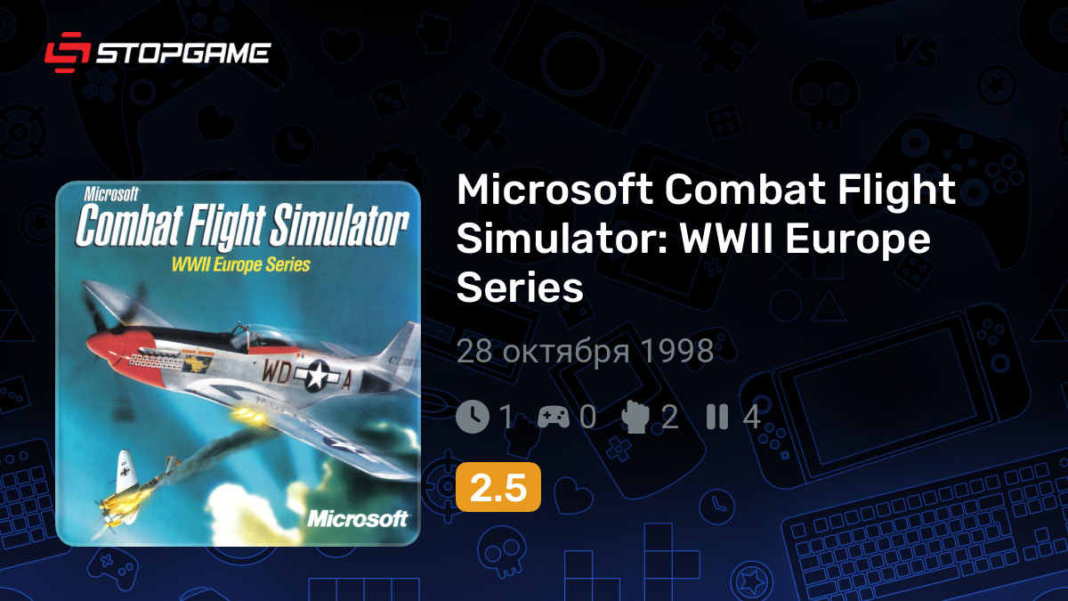 Microsoft Combat Flight Simulator: WWII Europe Series — обзоры и отзывы, описание, дата выхода ...