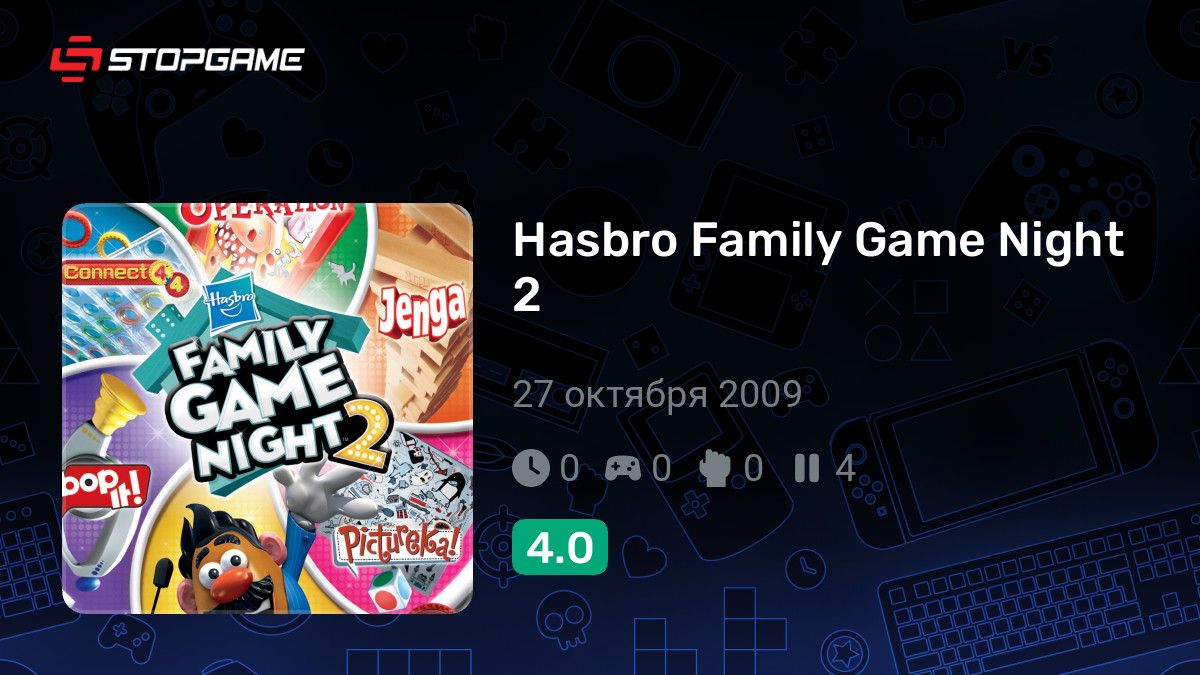 Hasbro Family Game Night 2 — обзоры и отзывы, описание, дата выхода ...