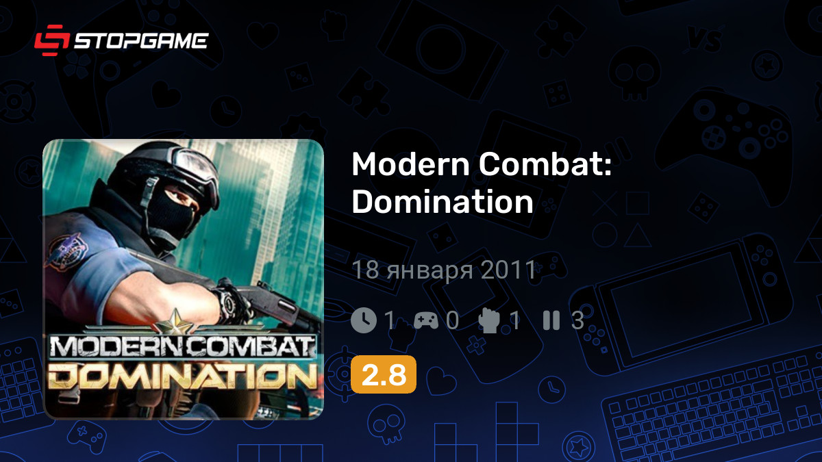 Modern Combat: Domination — обзоры и отзывы, описание, дата выхода, официальный сайт игры ...
