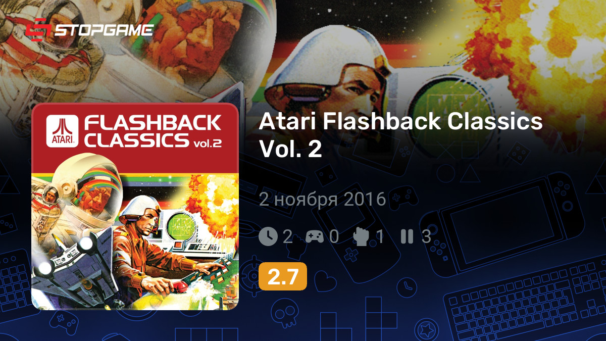 Atari Flashback Classics Vol. 2 — обзоры и отзывы, описание, дата выхода, официальный сайт игры ...