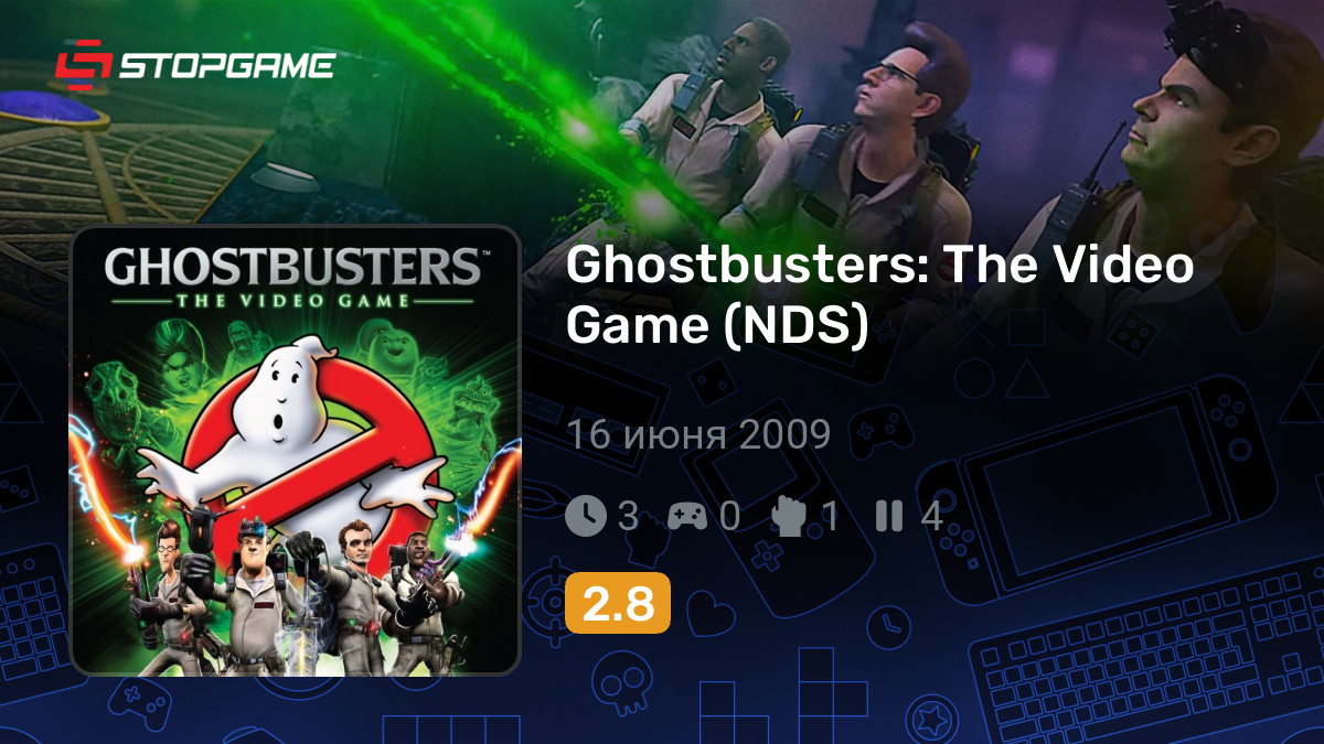 Подборки с игрой Ghostbusters: The Video Game (NDS) | StopGame