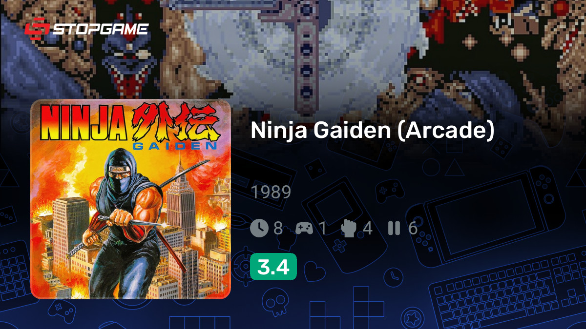 Скриншоты игры Ninja Gaiden (Arcade) — галерея, снимки экрана | StopGame