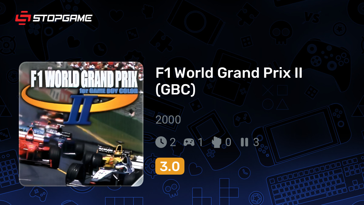 F1 World Grand Prix II (GBC) — обзоры и отзывы, описание, дата выхода, официальный сайт игры ...
