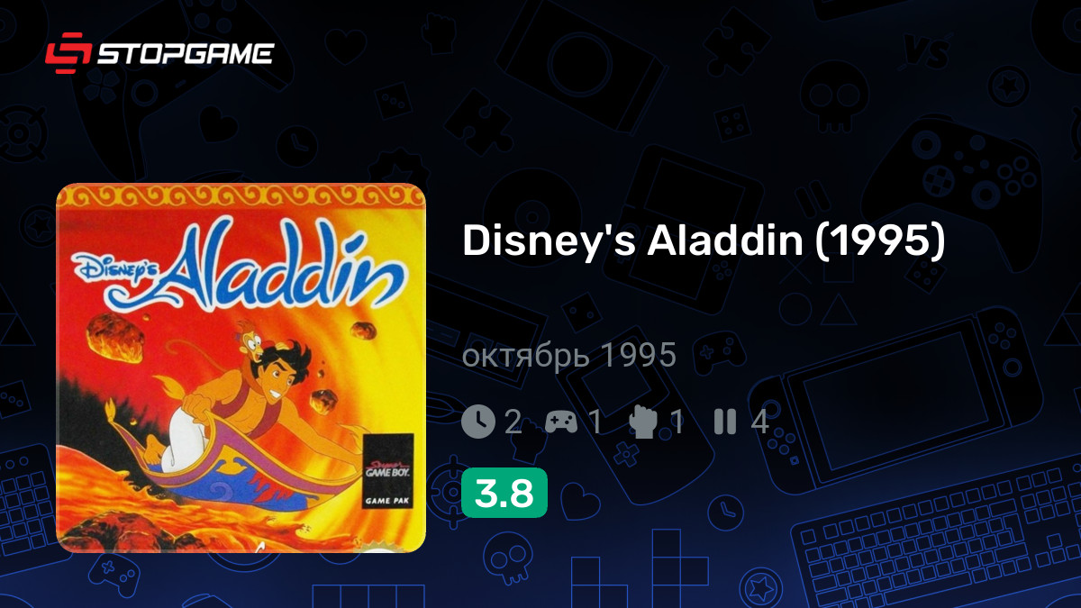 Disney's Aladdin (1995) — обзоры и отзывы, описание, дата выхода, официальный сайт игры ...