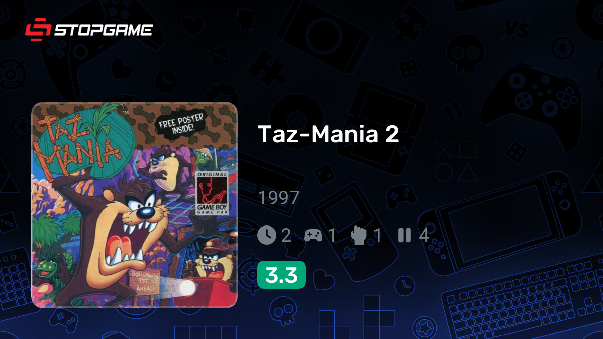Подборки с игрой Taz-Mania 2 | StopGame