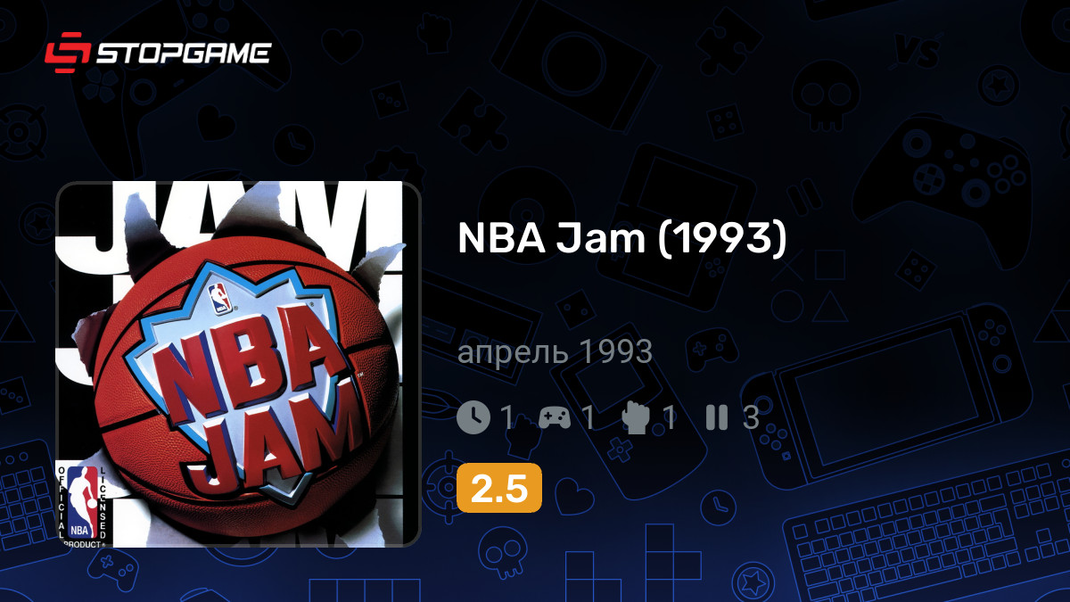 NBA Jam (1993) — обзоры и отзывы, описание, дата выхода, официальный ...