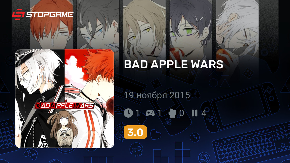 BAD APPLE WARS — обзоры и отзывы, описание, дата выхода, официальный сайт игры, системные ...