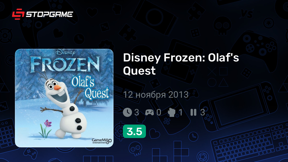 Disney Frozen: Olaf's Quest — обзоры и отзывы, описание, дата выхода ...