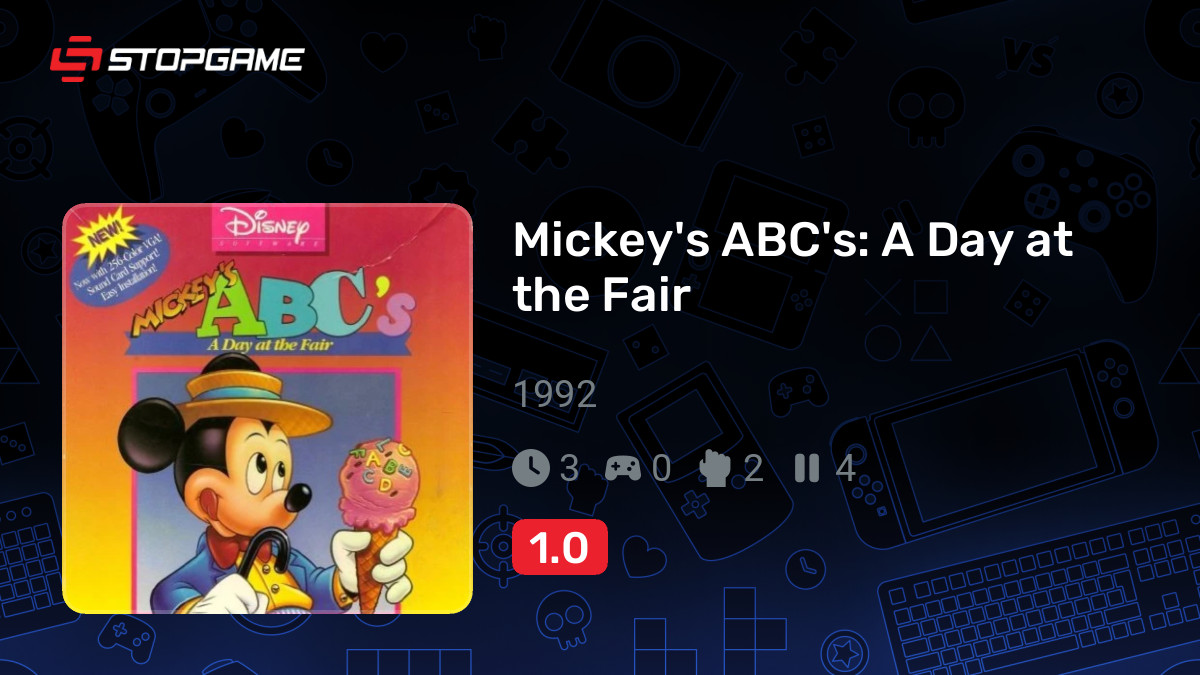 Подборки с игрой Mickey's ABC's: A Day at the Fair | StopGame