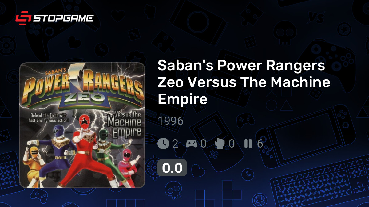 Saban's Power Rangers Zeo Versus The Machine Empire — обзоры и отзывы ...