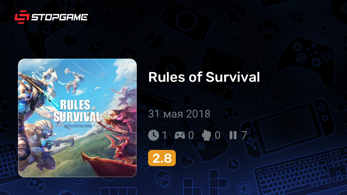 Rules of Survival — обзоры и отзывы, описание, дата выхода, официальный ...