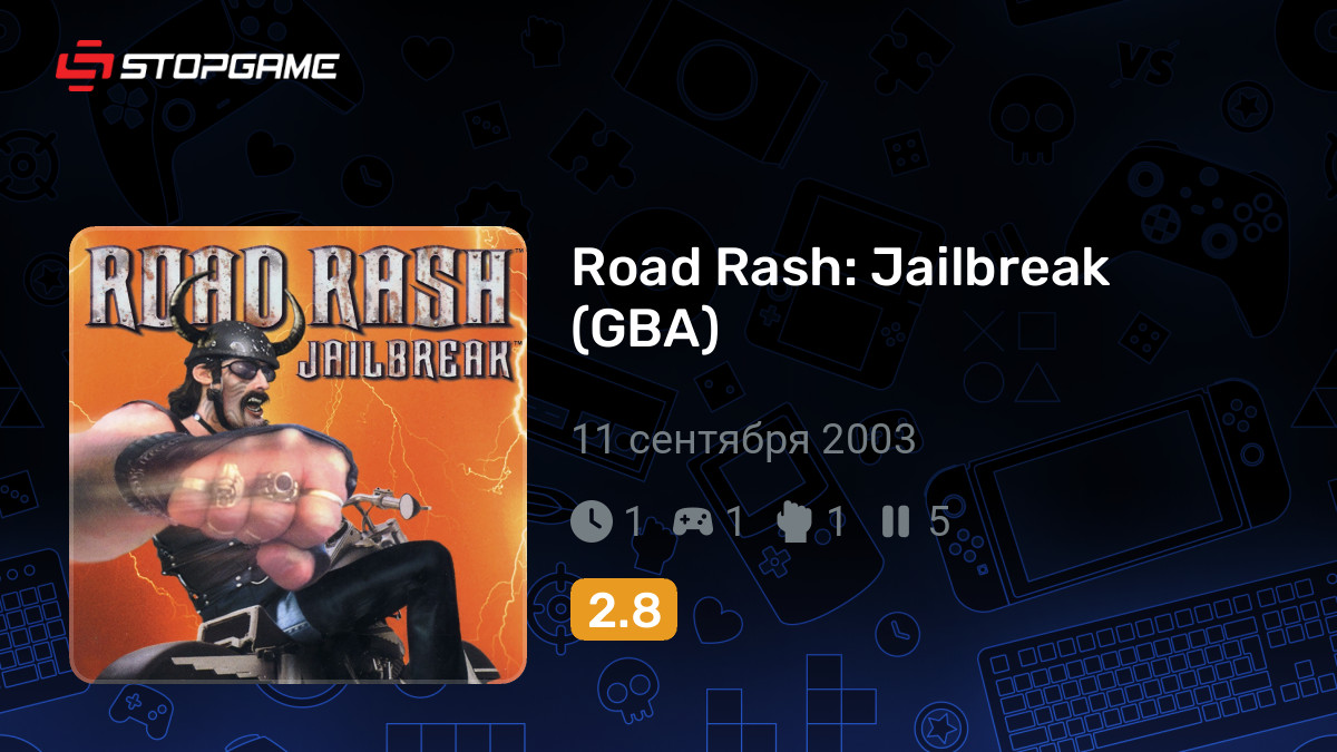 Road Rash: Jailbreak (GBA) — обзоры и отзывы, описание, дата выхода ...