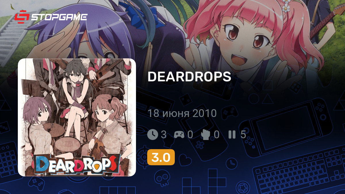 DEARDROPS — обзоры и отзывы, описание, дата выхода, официальный сайт игры, системные требования ...