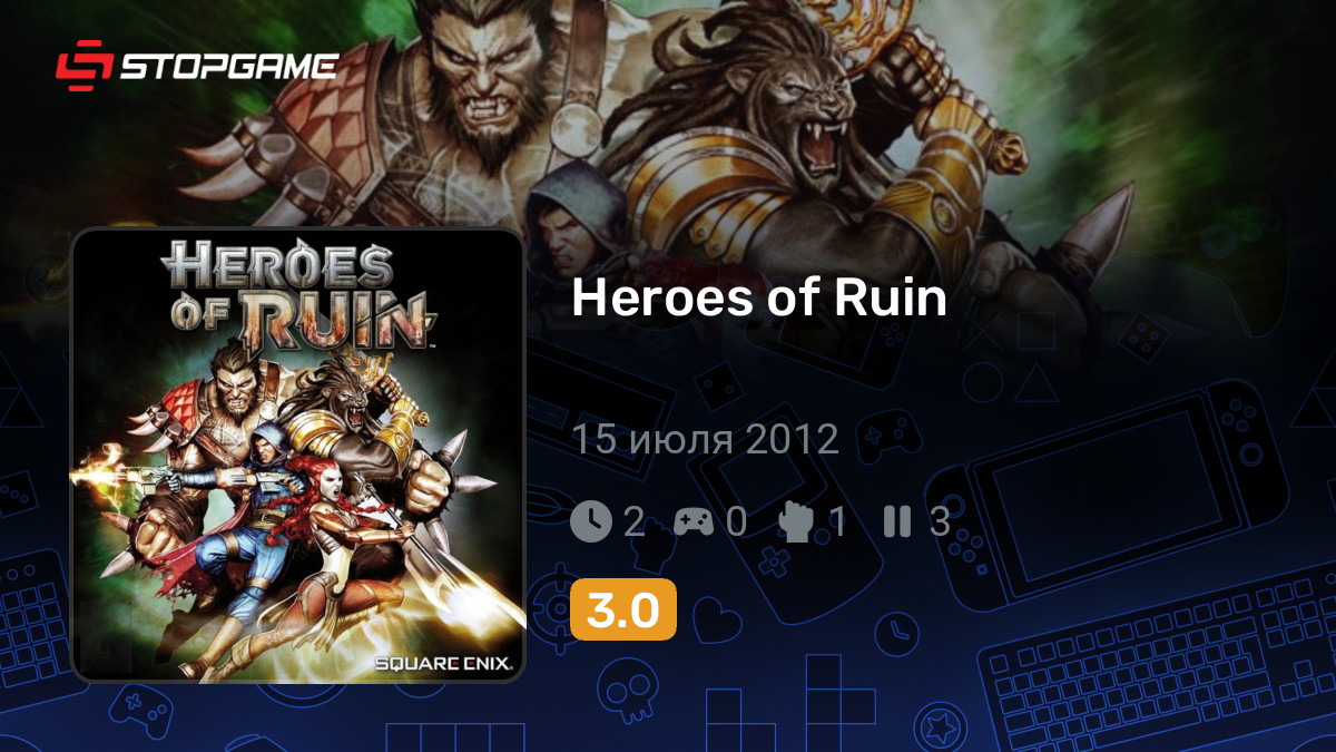 Игры похожие на Heroes of Ruin | StopGame