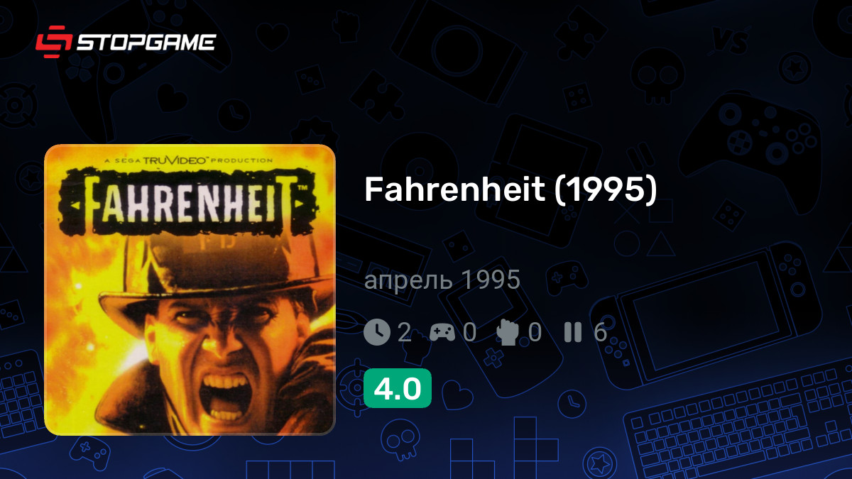Fahrenheit (1995) — обзоры и отзывы, описание, дата выхода, официальный ...